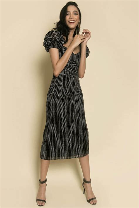 Honeycomb Midi Dress Style Theory Sg Honeycomb Midi Dress Style Theory Sg