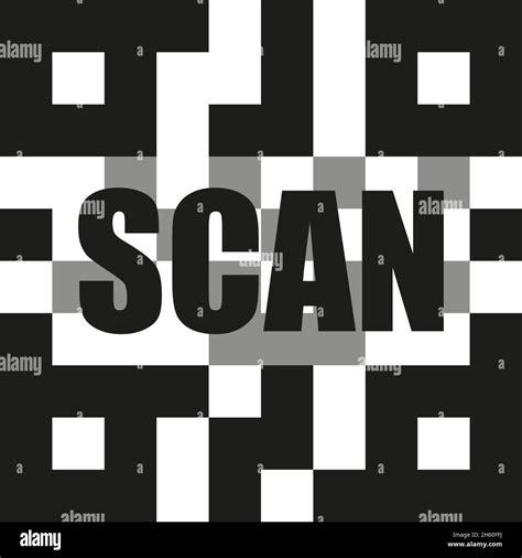 Qrcode Scanning Vector Icon Qr Code Scan Laser Scanner Isolated Symbol Illustration Stock