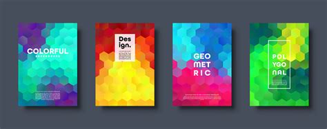 육각형 다각형 추상적 배경 다채로운 삼각형 그라데이션 디자인 낮은 폴리 육각형 모양 배너 벡터 일러스트레이션 3차원 형태에 대한 스톡 벡터 아트 및 기타 이미지 Istock