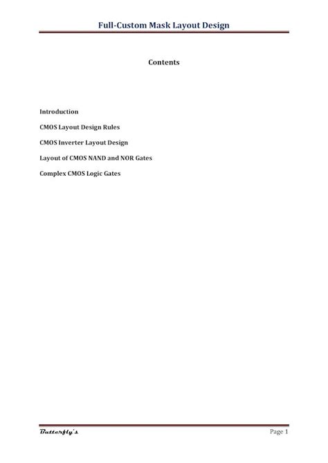 PDF VLSI Full Custom Mask Layout DOKUMEN TIPS