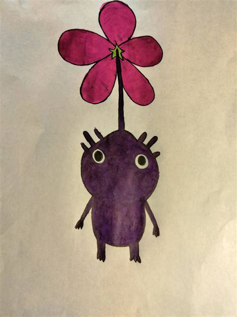 Purple Pikmin By Zelink Gamer On Deviantart