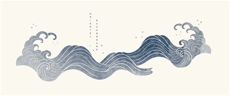 Luxury Oriental Style Background Vector Chinese And Japanese Wallpaper Pattern Design Of