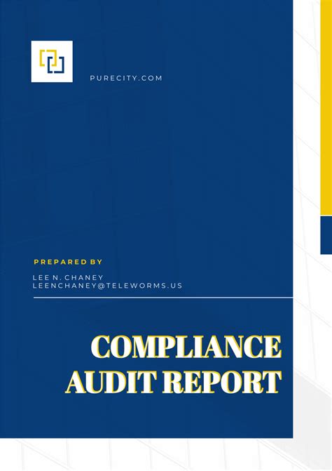 Free Compliance Audit Report Template To Edit Online