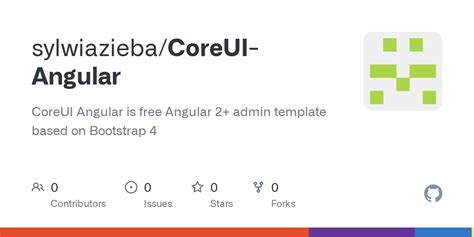Github Sylwiaziebacoreui Angular Coreui Angular Is Free Angular 2