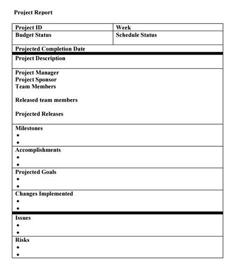 Simple Project Report Template 1 PROFESSIONAL TEMPLATES Report