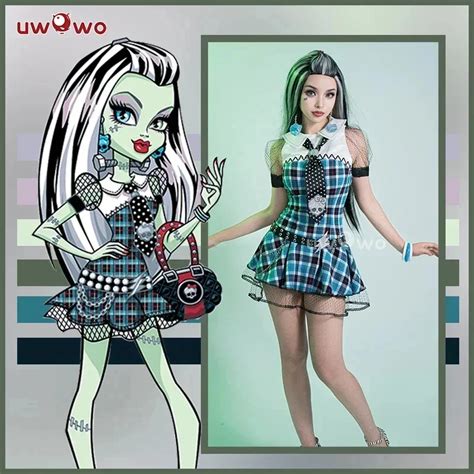 Uwowo Monster High Cosplay Frankie Stein 1 Cosplay Costume Suit Female