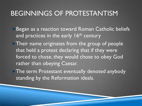 Ppt Protestantism Powerpoint Presentation Free Download Id2093684