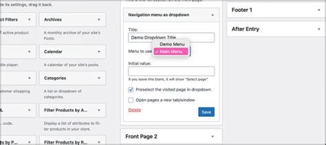 How To Create A Navigation Widget For The Sidebar In Wordpress Greengeeks