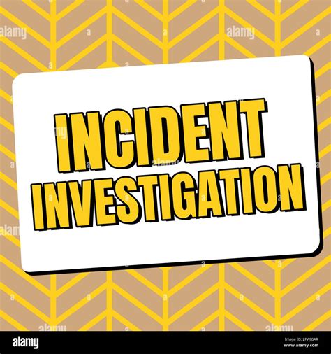 Conceptual Caption Incident Investigation Business Idea Responsible For The Integrity Of The