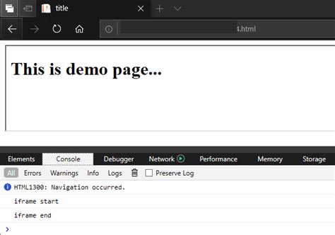 Javascript Issues With The Microsoft Edge Browser When Loading Iframe On Documentready