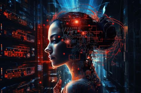 Premium Ai Image The Embodiment Of A Chatbot Neural Network