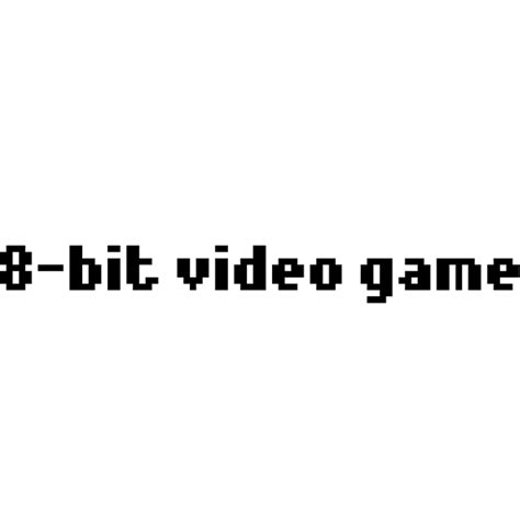 8 bit video game font download famous fonts