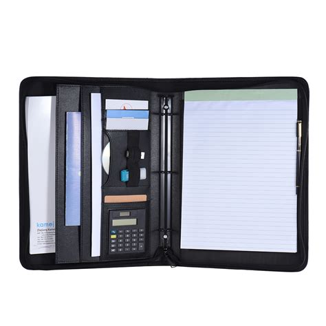 A4 Pu Leather Multifunctional Document Folder Case Grandado