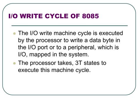 timing diagram of 8085 ppt