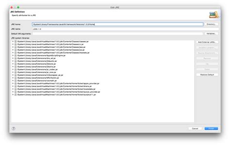 Java Build Path Specifies Execution Environment J2SE 1 5 There Are
