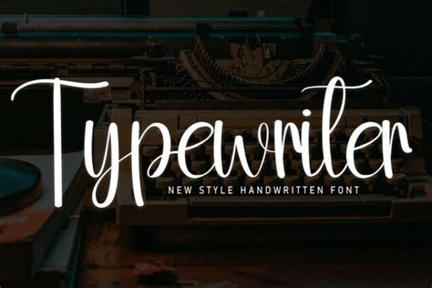 Typewriter Script Font Download Free Font