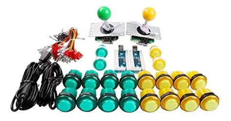Kit Arcade Led Easyget 2 Codificadores Usb 2 Palancas De M Meses sin interés