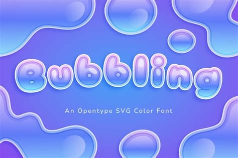Bubbling Font Free Download On Freepik