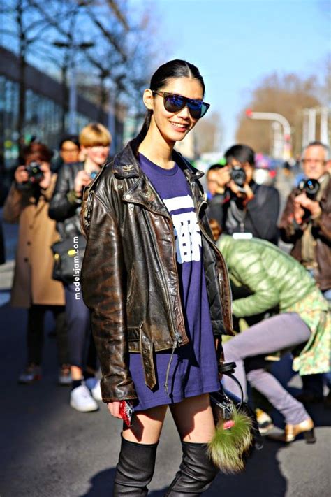 Models Jam Ming Xi Paris March 2014 Cool Street Fashion Street
