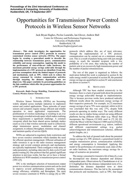 pdf opportunities for transmission power control protocols in