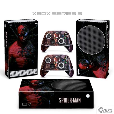 Skin Xbox Series S Adesiva Spider Man Black Suit Verse Shopee Brasil