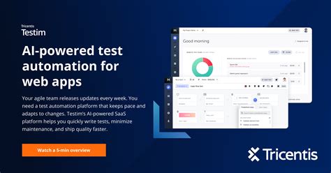 Testim Ki Gestützte Testautomatisierung Tricentis