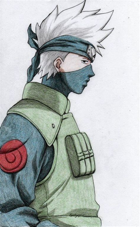 Kakashi Drawing Naruto Sketch Drawing Naruto Drawings Anime Drawings