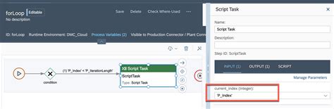 looping in production process of dmc sap community