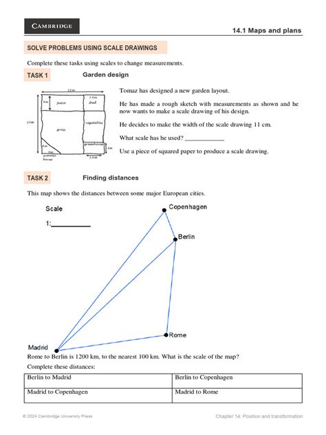 solve problems using scale drawings pdf