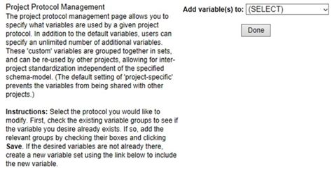 Adding Custom Variables To A Project Cnda