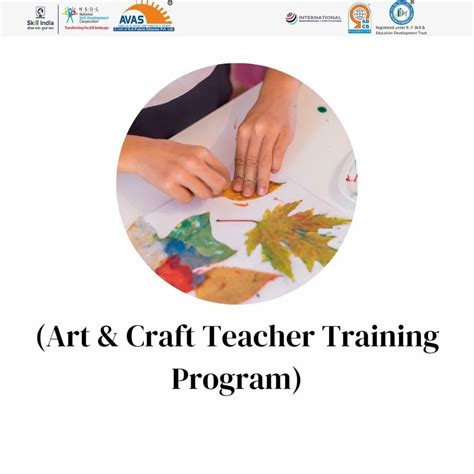 Nsdc Skill India Art And Craft Teacher Training Program At ₹ 10000