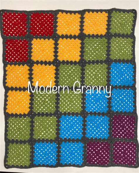 Stylish Granny Square Pattern