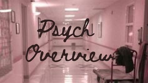 Psych Overview Diagram Quizlet