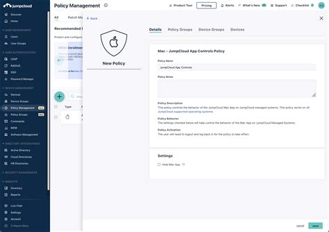 Create A Mac Jumpcloud App Controls Policy Jumpcloud