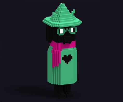 Voxel Ralsei [oc] R Deltarune