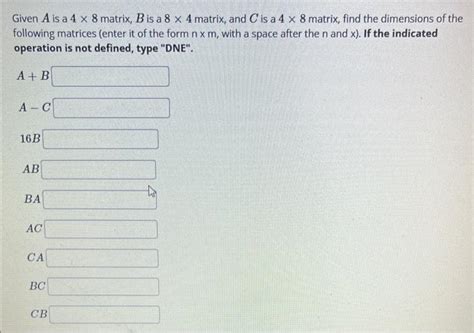 Solved 9682Given A 3946910 And Chegg Com