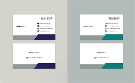 Vector Business Cards And Modern Creative And Clean Template Simple