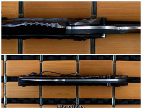 Mick Strider Custom Msc Carbon Fiber Titanium Sng Ebosshoss Knives