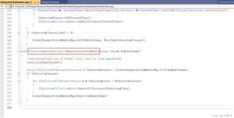 UE C Subsystem的底层源码分析解析学习二UE UEngineubsystemUEditorSubsystemUDynamicSubsystem uec