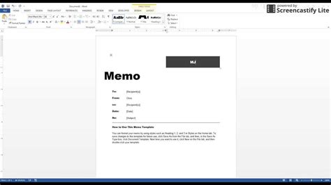 Write A Memo Using Word S Template Within Memo Template Word Xfanzexpo Com