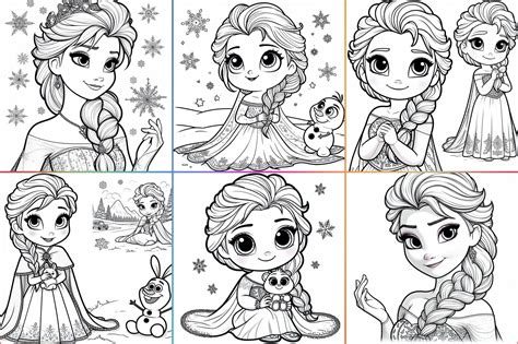 Desenho Elsa Para Colorir