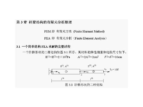 第三章 杆梁结构的有限元分析原理word文档在线阅读与下载无忧文档