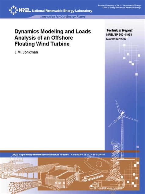 Dynamics Modeling And Loads Analysis Of An Offshore Floating Wind Turbine Pdf Offshore Wind