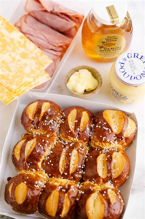 Turkey And Cheese Pretzel Sliders Perfect Game Day Snack Artofit