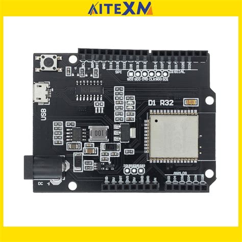 บอร์ดโมดูล D1 Esp32 Esp 32 อินเตอร์เน็ตไร้สายบลูทูธ 4mb แฟลช Uno D1 R32 Ch340 Ch340g สําหรับ