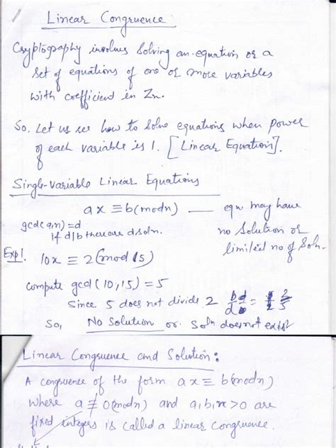 Linear Congruence Eular Totient Function Pdf