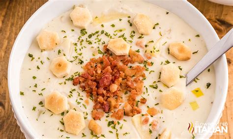 Creamy New England Clam Chowder The Slow Roasted Italian Creamy New England Clam Chowder The Slow Roasted Italian