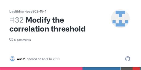 modify the correlation threshold · issue 32 · bastibl gr ieee802 15 4