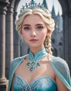 Coronation Elsa Cosplay Face Swap Id