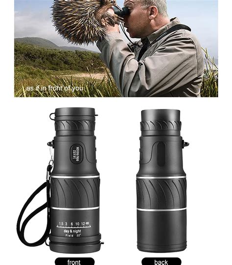 Охотничий монокуляр 16x52 фокус оптический объектив Ручной Hd День ночного видения путешествия
